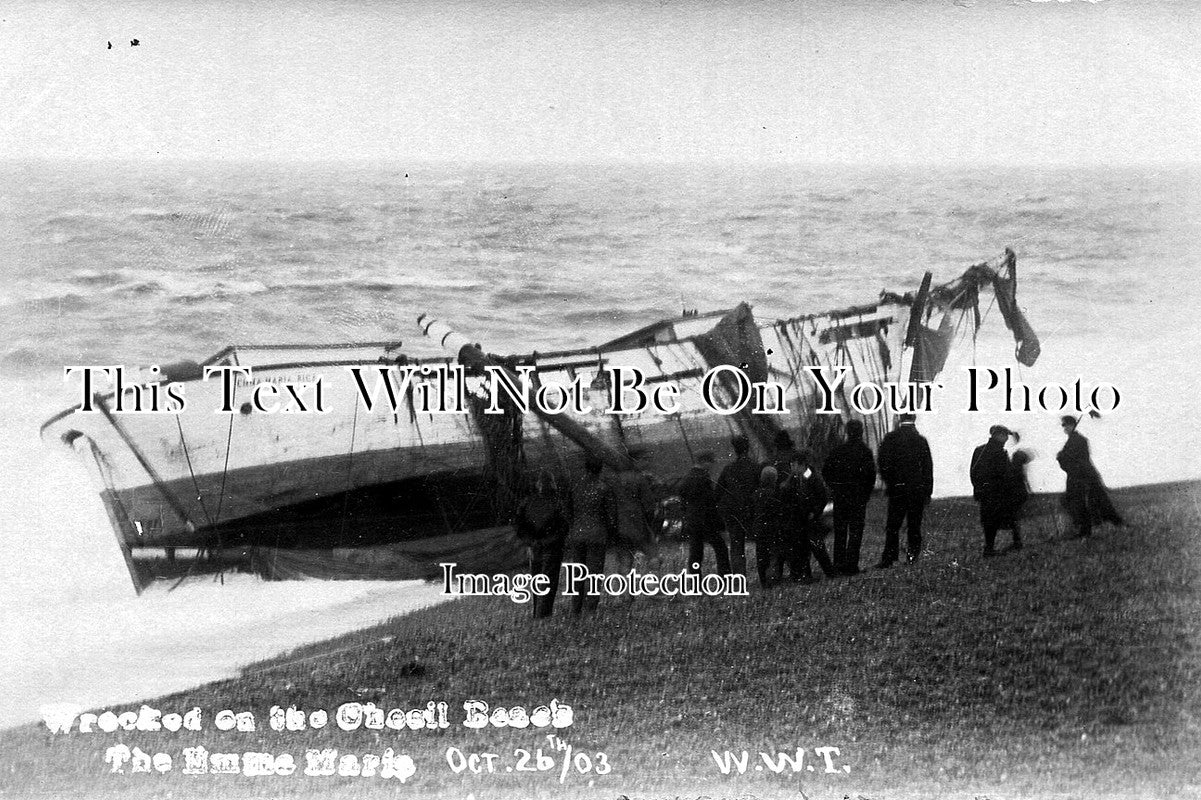 SP 324 - Wrecked On The Chesil Beach, The Emma Maria, Dorset 1903 – JB ...