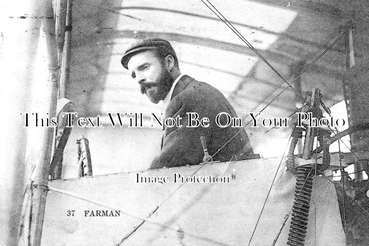 SP 483 - Aviator Henri Farman – JB Archive