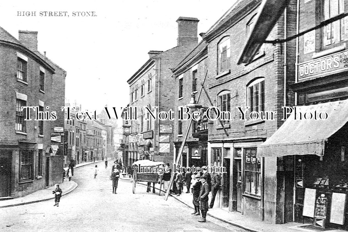 ST 1351 - High Street, Stone, Staffordshire – JB Archive