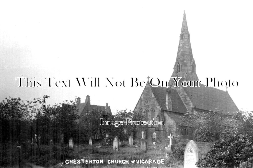 ST 1512 - Chesterton Church & Vicarage, Staffordshire – JB Archive