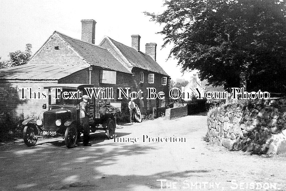 ST 1543 - The Smithy, Seisdon Blacksmith, Staffordshire c1925 – JB Archive