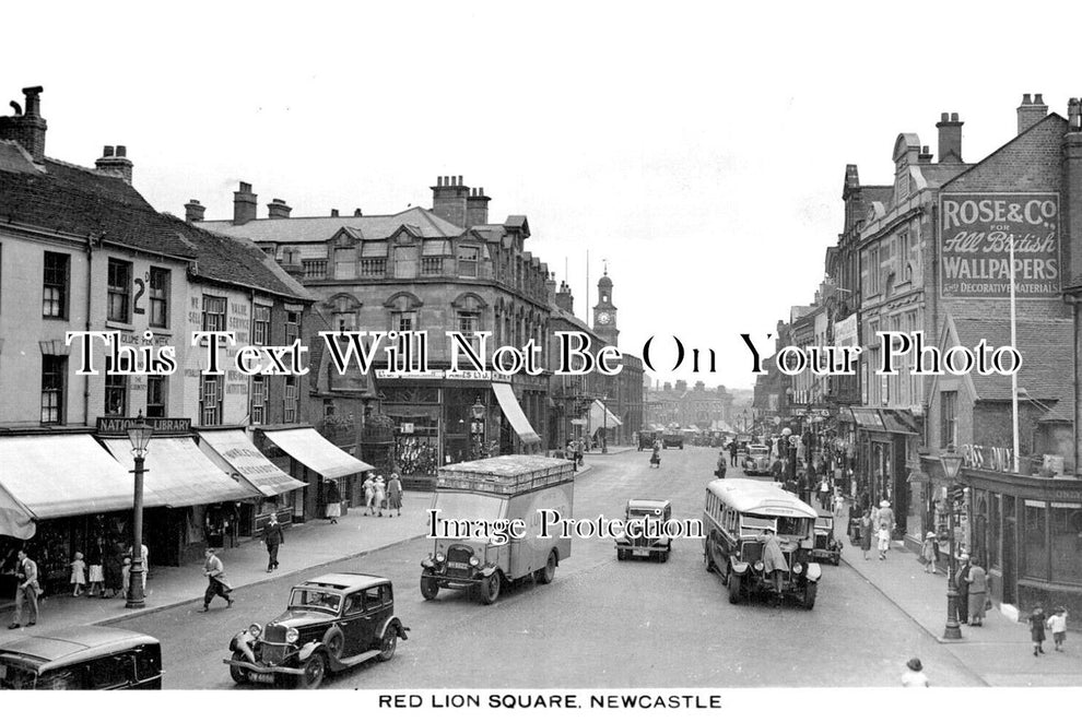 ST 1575 - Red Lion Square, Newcastle Under Lyme, Staffordshire – JB Archive