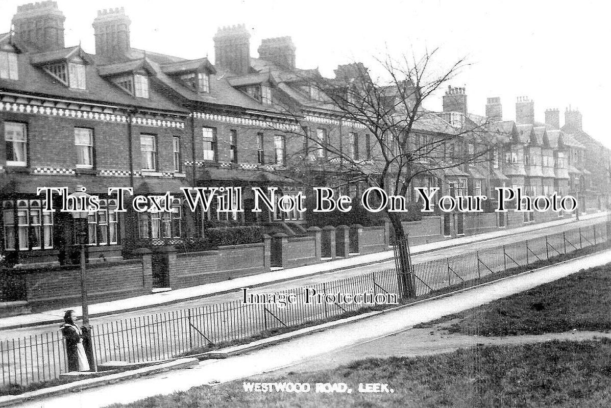 ST 1619 - Westwood Road, Leek, Staffordshire c1921 – JB Archive