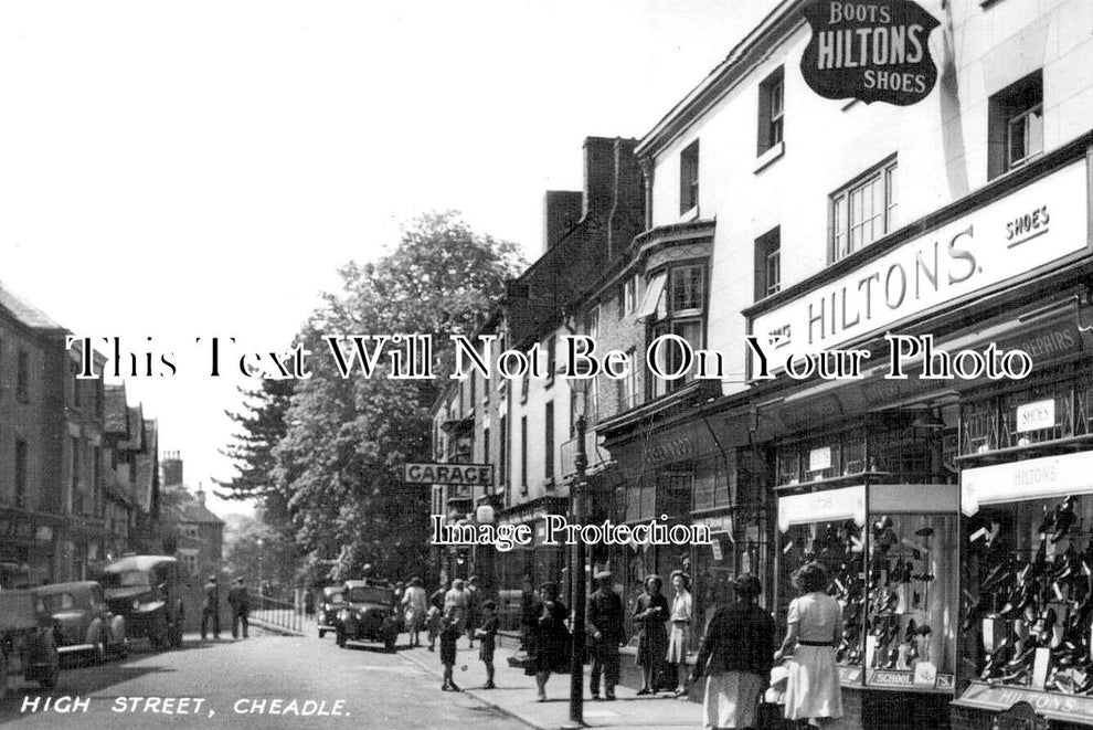 ST 1661 - High Street, Cheadle, Staffordshire – JB Archive