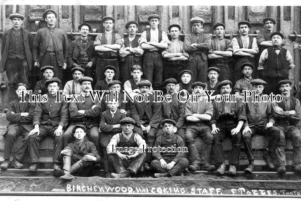 ST 1925 - Birchenwood Colliery Coking Staff, Kidsgrove, Staffordshire ...