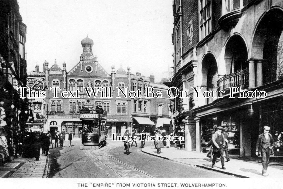 ST 411 - The Empire From Victoria Street, Wolverhampton, Staffordshire ...