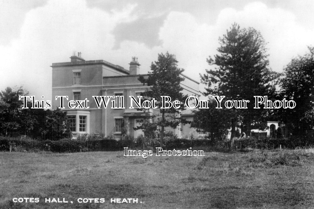 ST 459 - Cotes Hall, Cotes Heath, Staffordshire – JB Archive