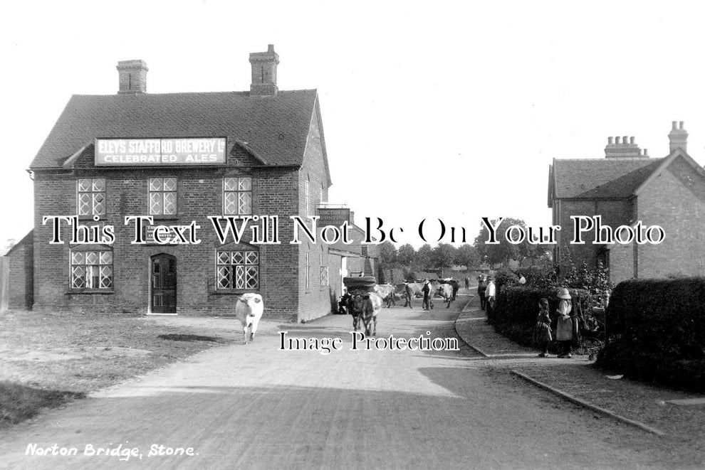 ST 761 - Norton Bridge, Stone, Staffordshire c1910 – JB Archive