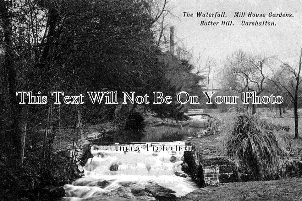 SU 107 - The Waterfall, Mill House Gardens, Butter Hill, Carshalton, S ...