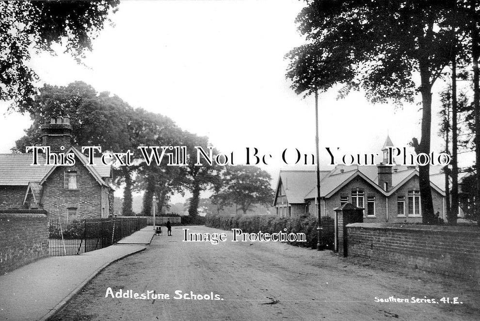 SU 1875 - Addlestone Schools, Surrey c1910 – JB Archive