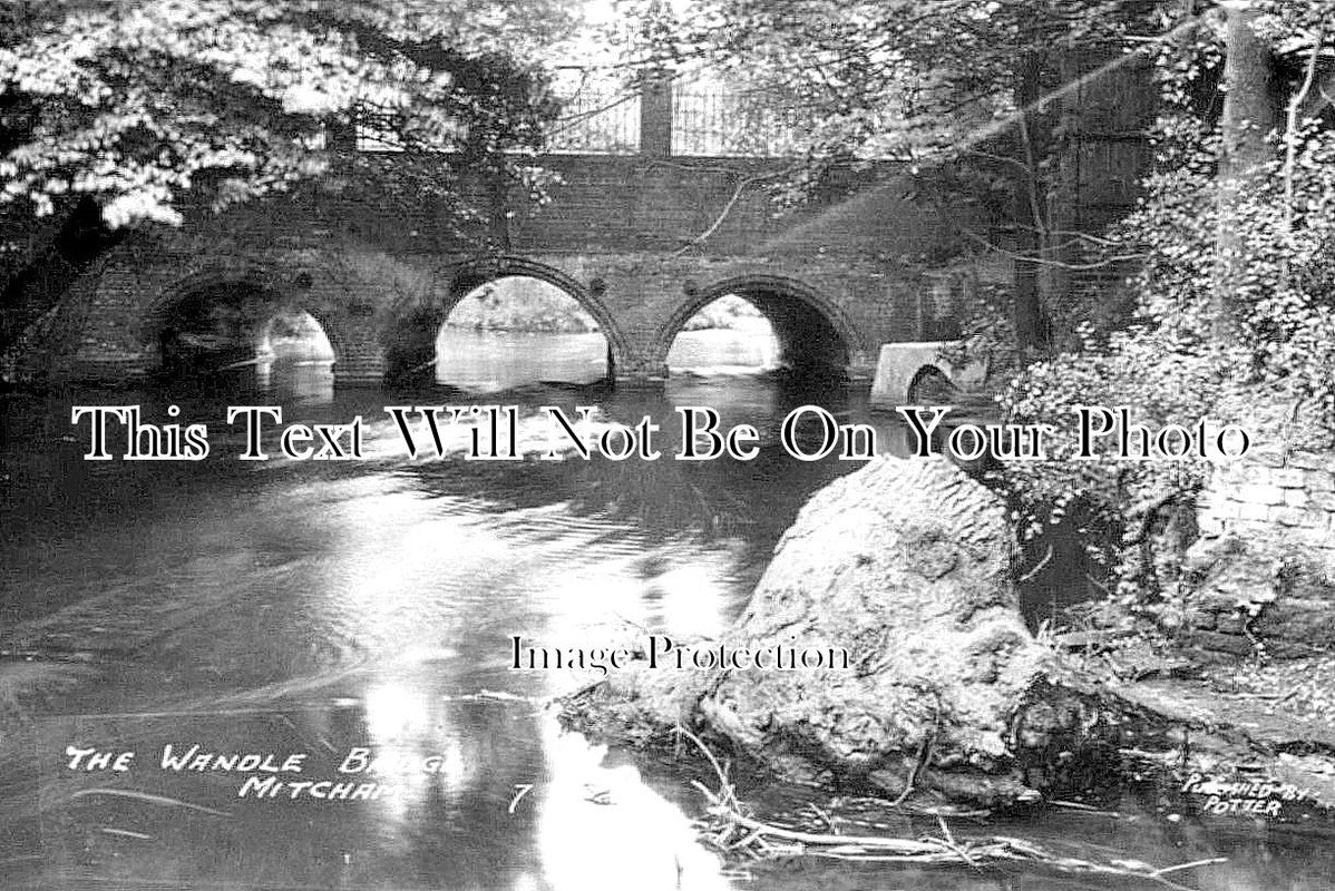 SU 1926 - The Wandle Bridge, Mitcham, Surrey c1937 – JB Archive