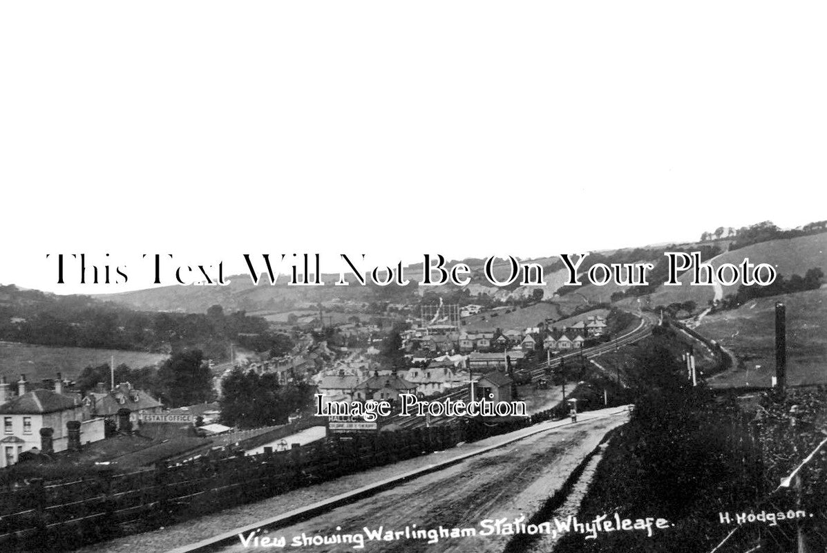SU 1963 - Warlingham Station, Whyteleafe, Surrey c1910 – JB Archive