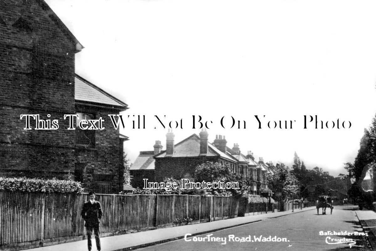 SU 2391 - Courtney Road, Waddon, Surrey c1910 – JB Archive