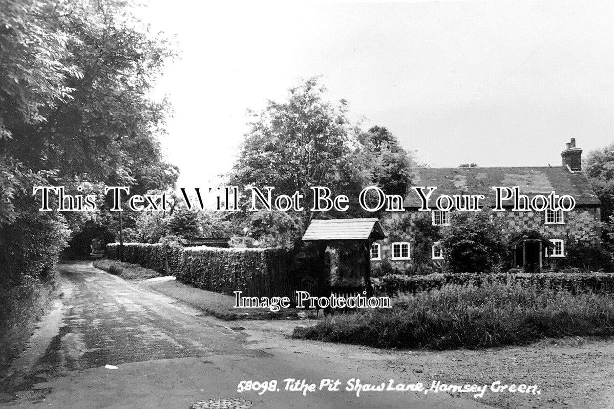 SU 3582 - Tithe Pit, Shaw Lane, Hamsley Green, Surrey – JB Archive