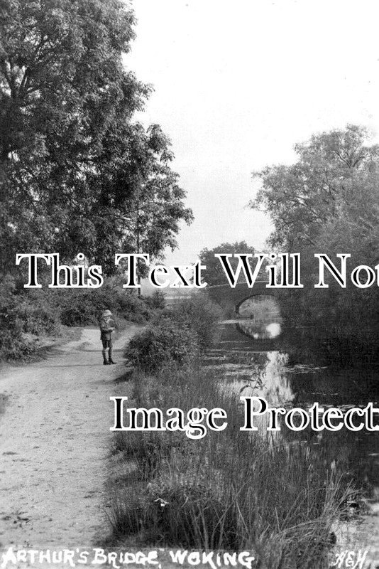 SU 3808 - Arthurs Bridge, Woking, Surrey – JB Archive