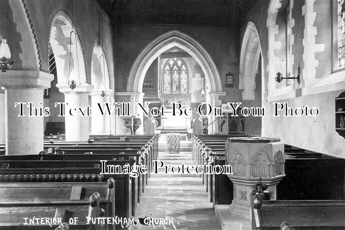 SU 3863 - Interior Of Puttenham Church, Surrey – JB Archive