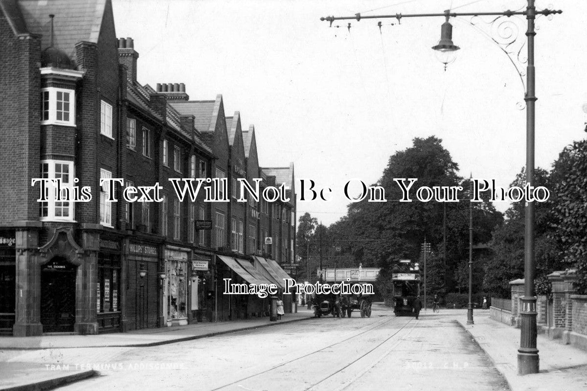 SU 611 - Tram Terminus, Addiscombe, Surrey – JB Archive