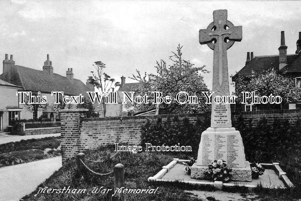 SU 62 - Merstham War Memorial, Surrey – JB Archive