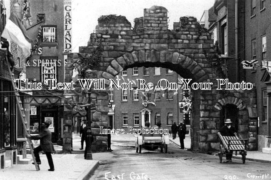 SX 1157 - East Gate Arch, Chichester, Sussex 1911 – JB Archive