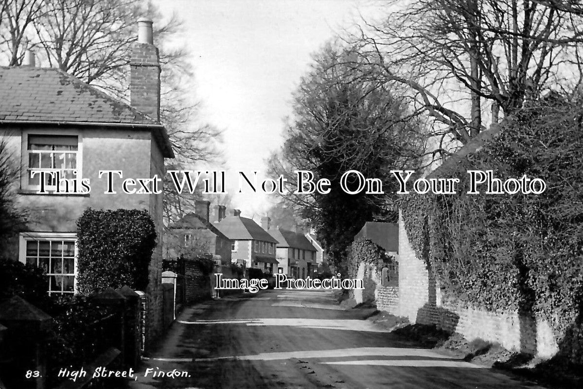 SX 1277 - High Street, Findon, Sussex – JB Archive