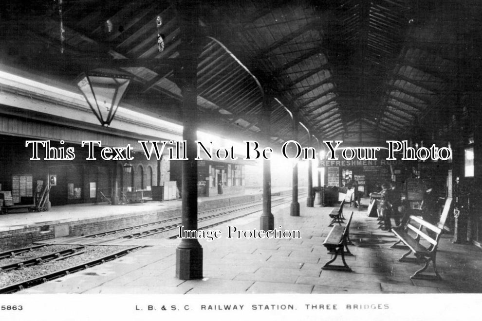 SX 1338 - Three Bridges Railway Station, Sussex – JB Archive
