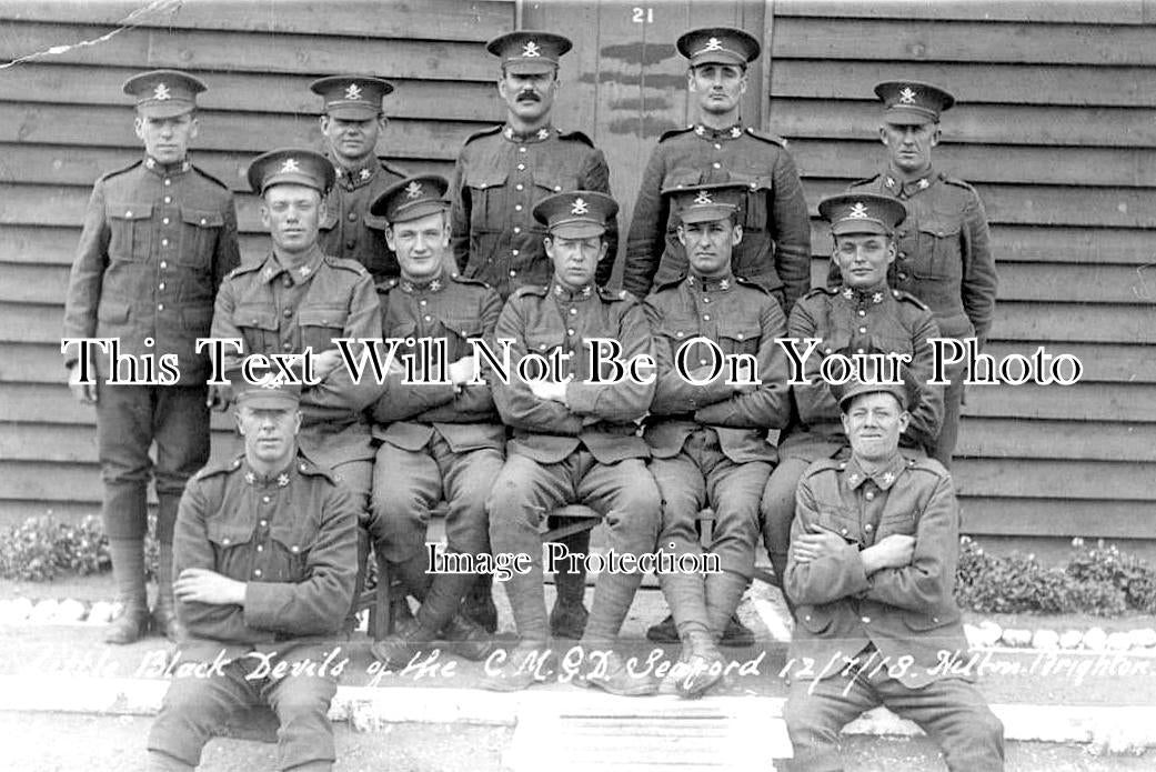 SX 2686 - CMGD Canadian Machine Gun Corps, Seaford Camp, Sussex 1918 ...