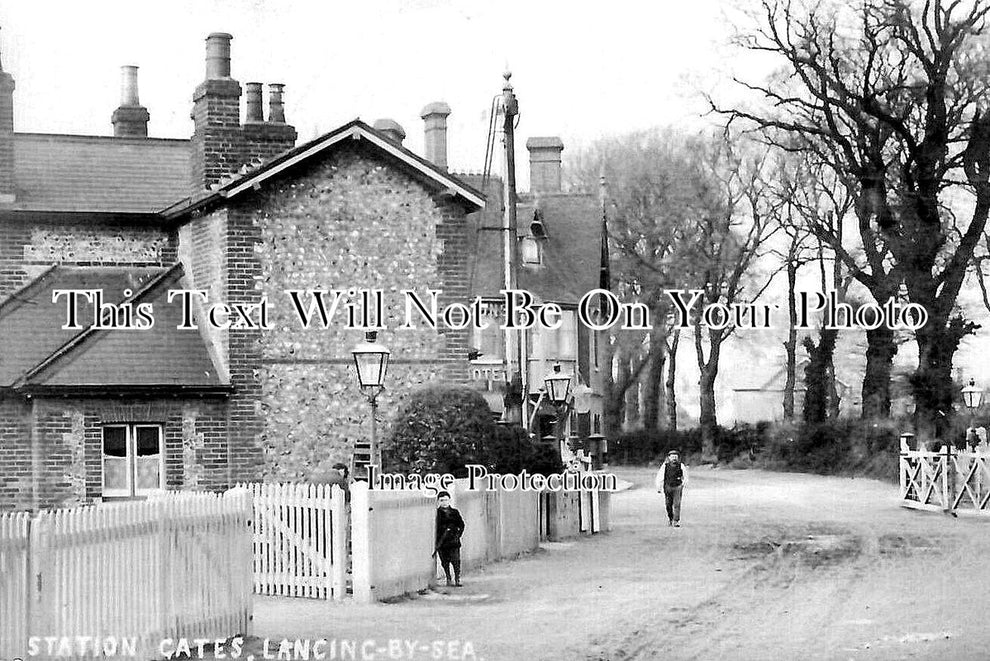 SX 2709 - Lancing By Sea Railway Station Gates, Sussex – JB Archive