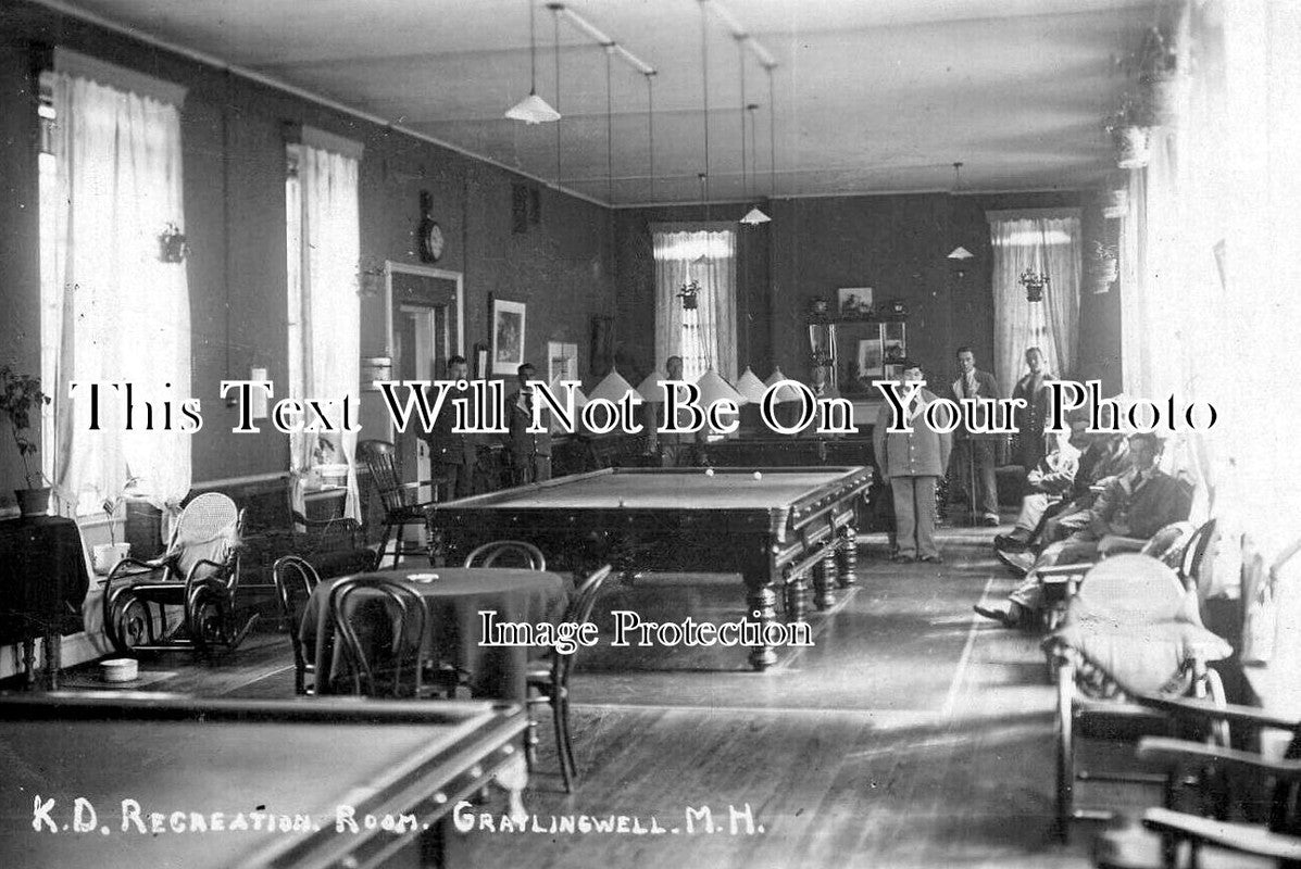 SX 2719 - Graylingwell War Hospital, Recreation Room, Sussex WW1 – JB ...