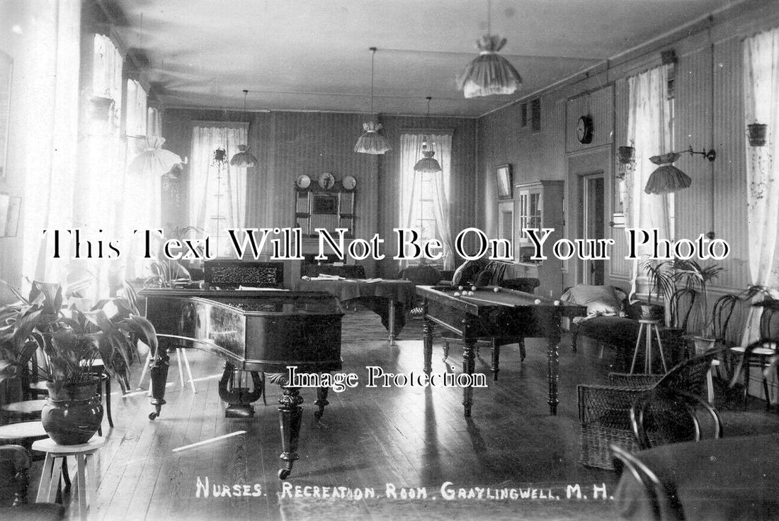 SX 2720 - Graylingwell War Hospital, Recreation Room, Sussex WW1 – JB ...