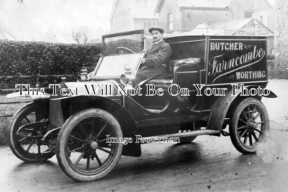 SX 3181 - Farncombe Butchers Van, Worthing, Sussex – JB Archive