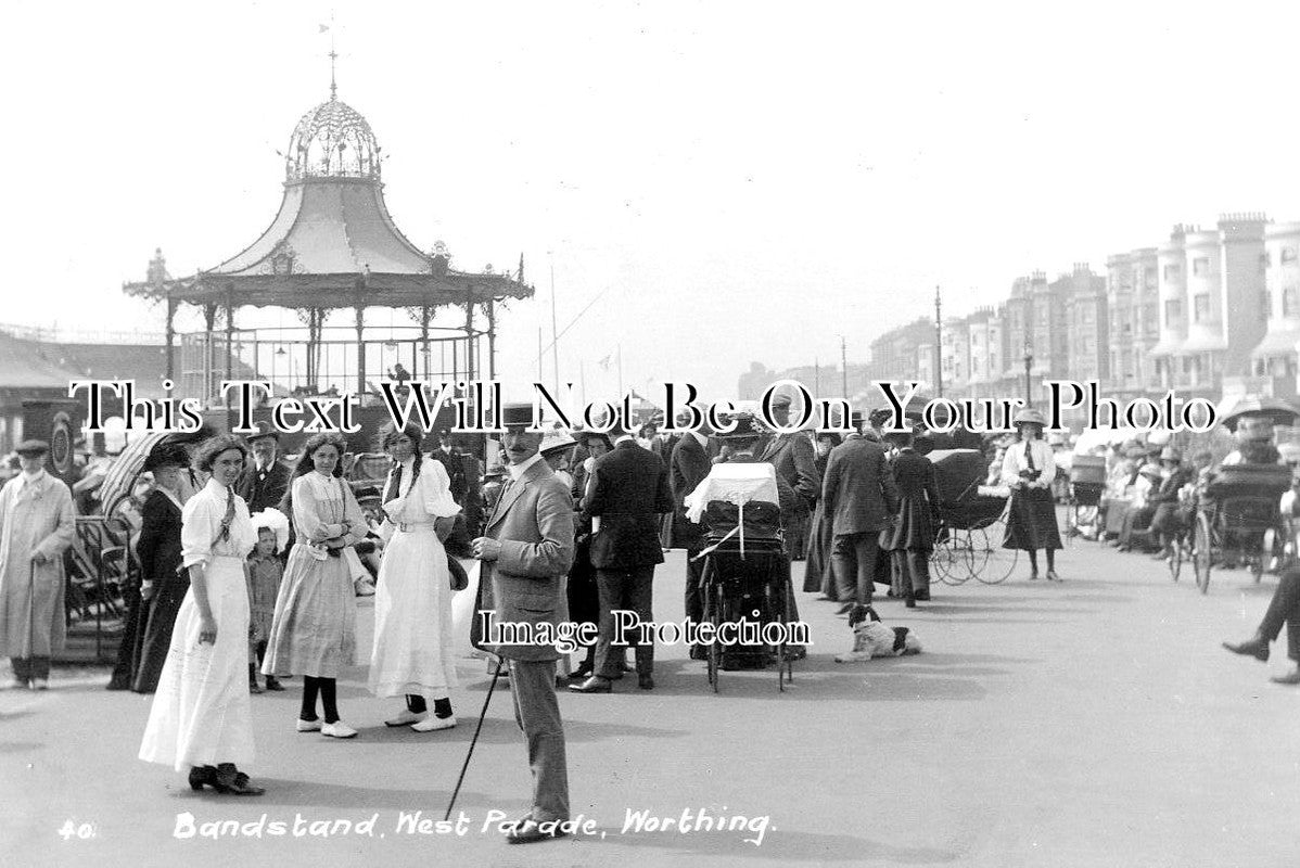 SX 4384 - Bandstand, West Parade, Worthing, Sussex – JB Archive