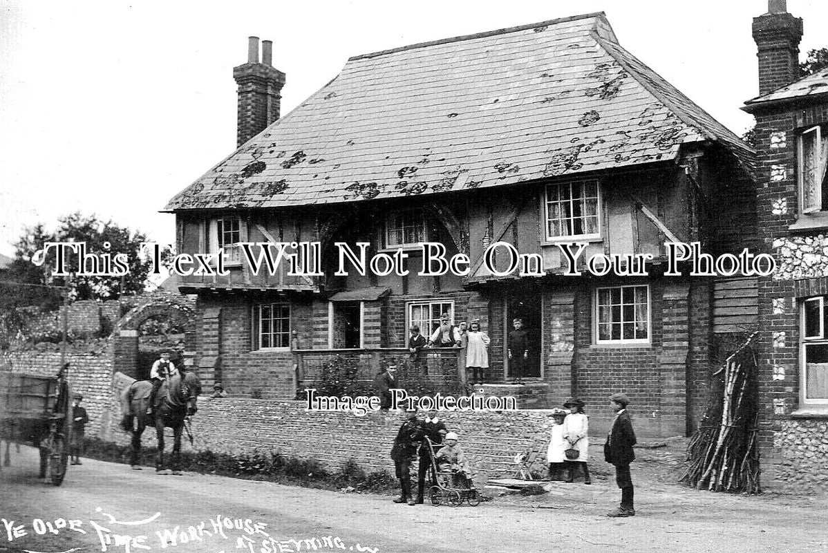 SX 4415 - The Old Workhouse, Steyning, Sussex c1910 – JB Archive