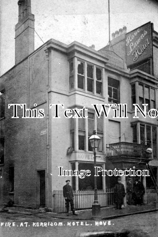 SX 451 - Fire At Kerrison Hotel, Hove, Sussex – JB Archive