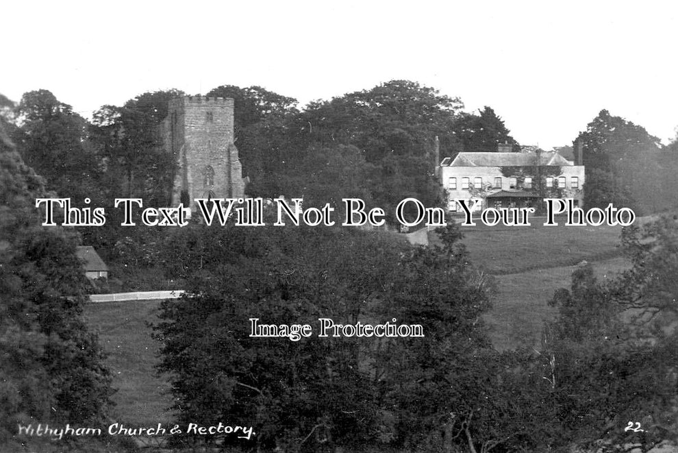 SX 4948 - Withyham Church & Rectory, Sussex – JB Archive