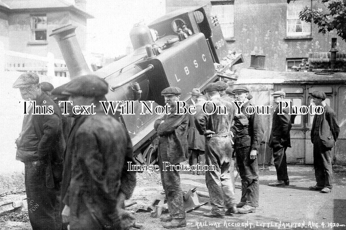 SX 5151 - Railway Accident At Littlehampton, Sussex 1920 – JB Archive