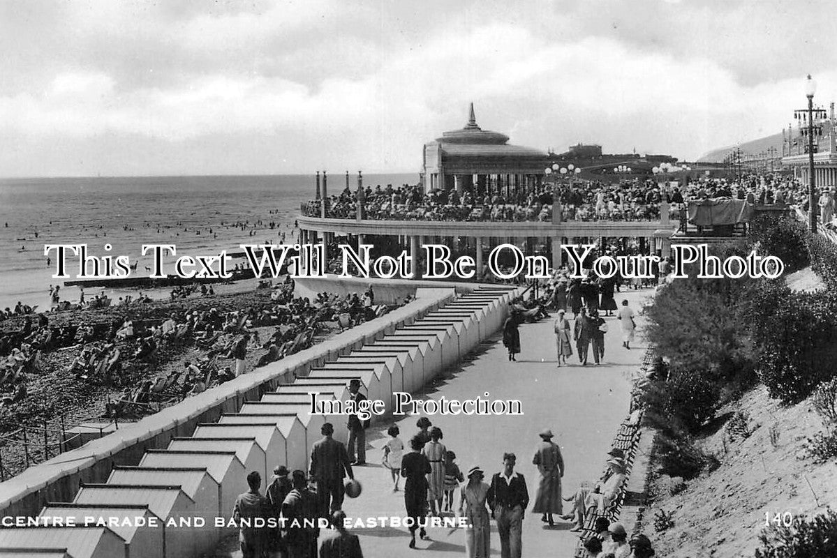 SX 5342 - Centre Parade & Bandstand, Eastbourne, Sussex – JB Archive