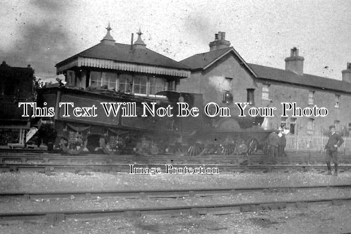 SX 844 - Derailed Train, Littlehampton Railway Station, Sussex – JB Archive
