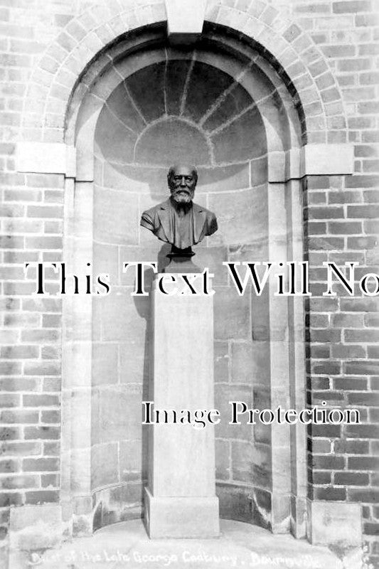 WA 1606 - Bust Of George Cadbury, Bournville, Birmingham – JB Archive