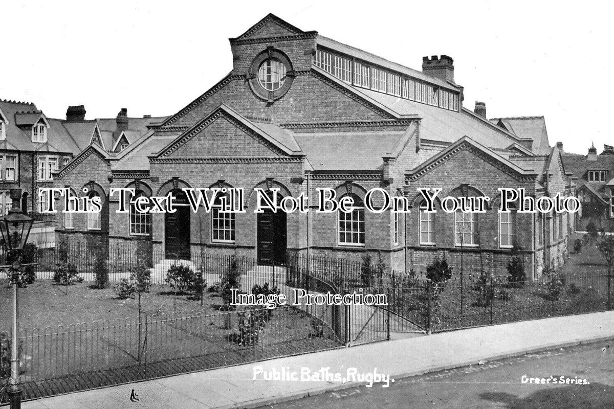 WA 2227 - Public Baths, Rugby, Warwickshire c1910 – JB Archive