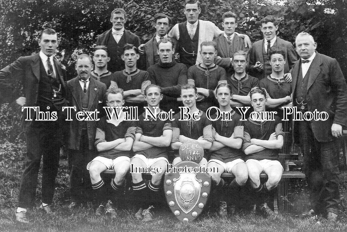 WA 2373 - Beech Lane Football Club Team, Harborne, Birmingham 1924 – JB ...