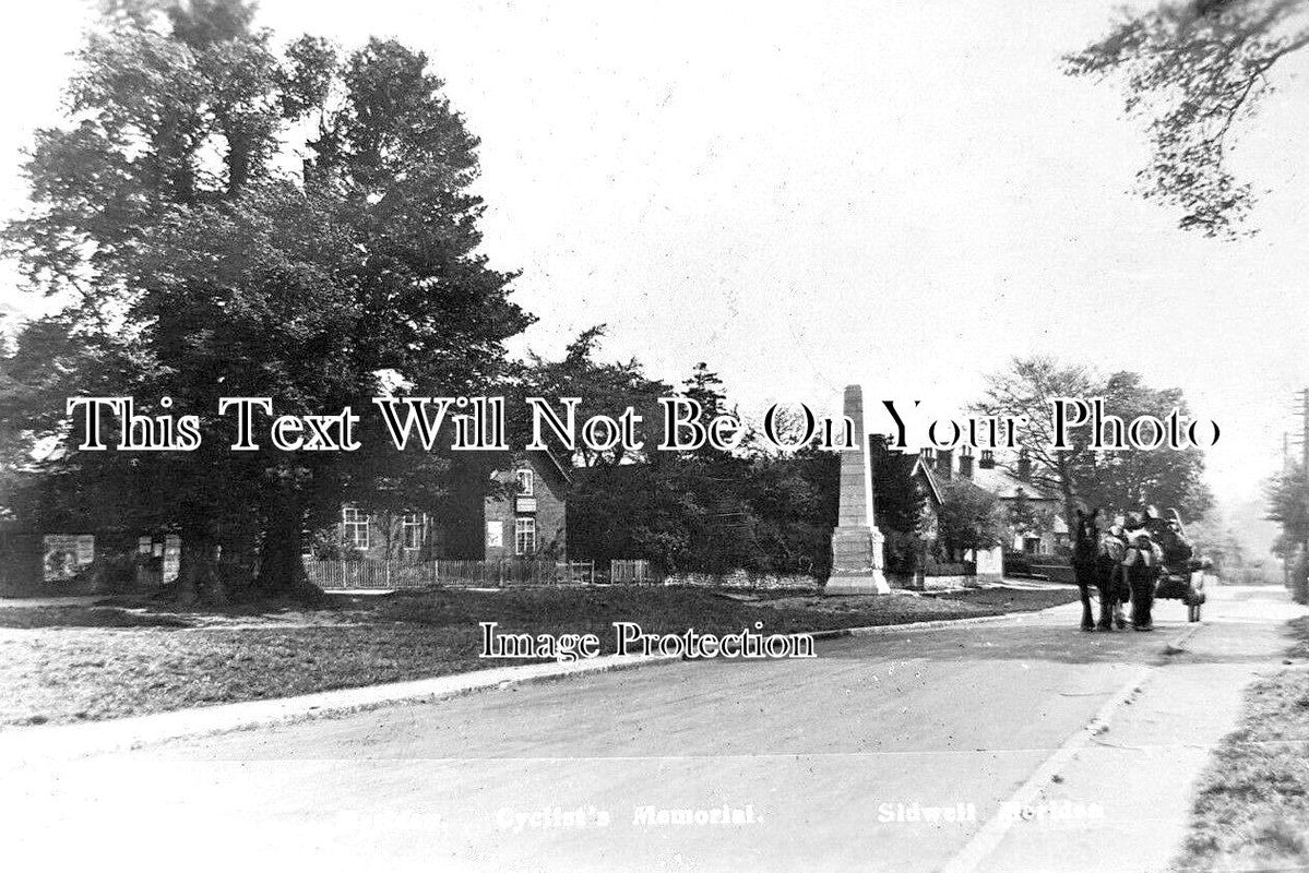 WA 2665 - Cyclists Memorial, Meriden, Sidwell, Warwickshire – JB Archive