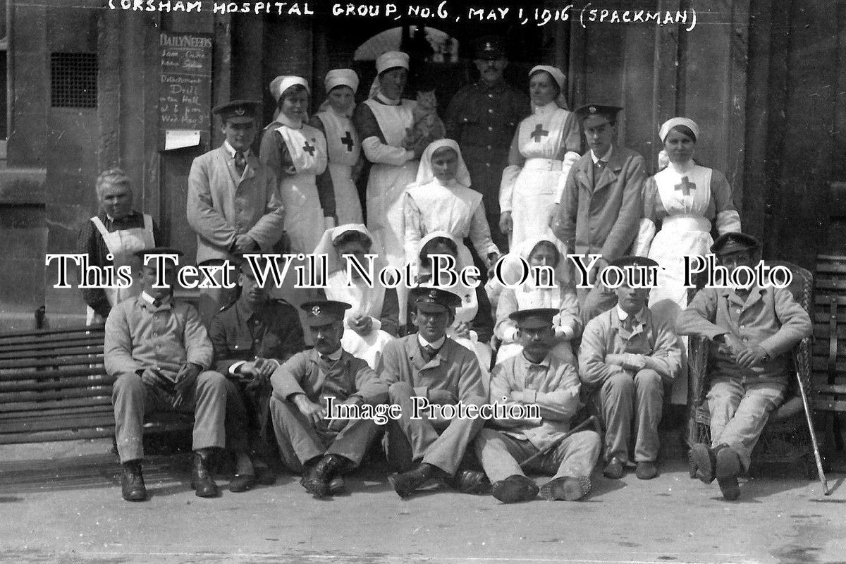 WI 424 - WW1 Corsham Hospital, Wiltshire c1916 – JB Archive