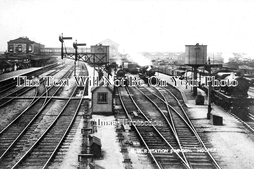WI 454 - Swindon Railway Station, Wiltshire c1910 – JB Archive
