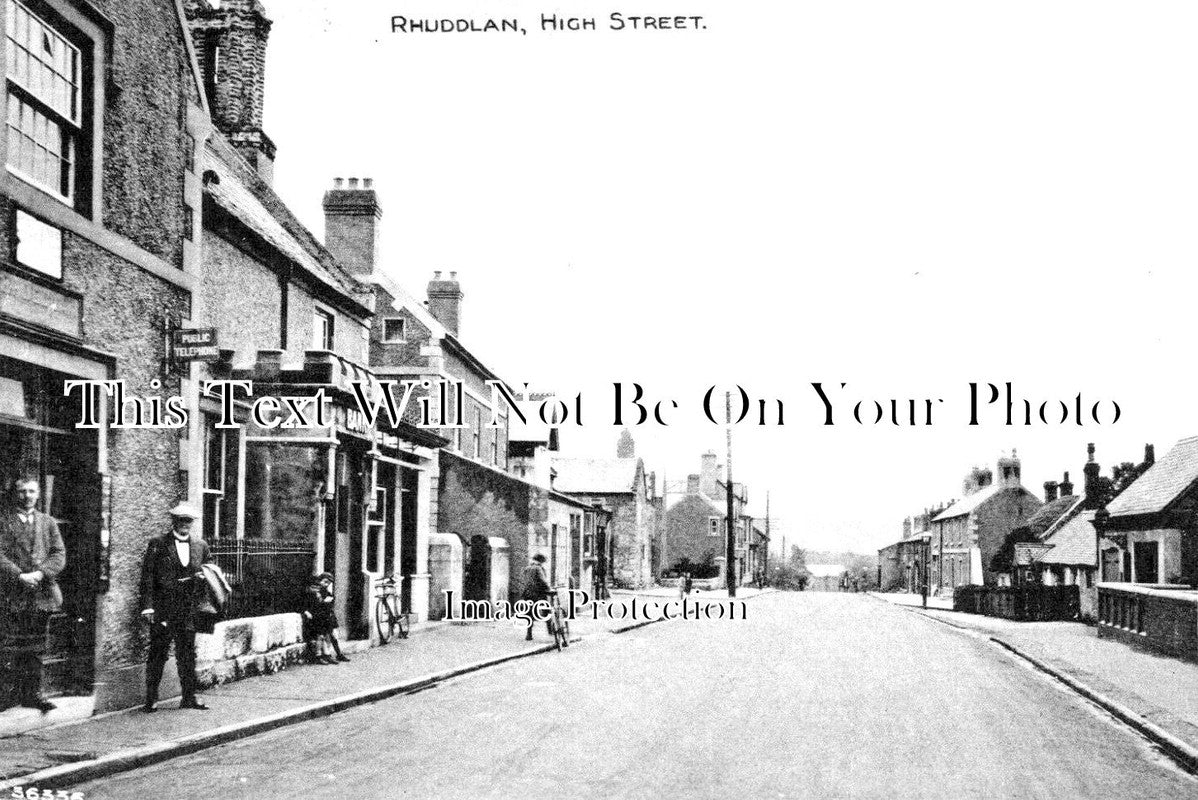 WL 1319 - High Street, Rhuddlan, Wales – JB Archive