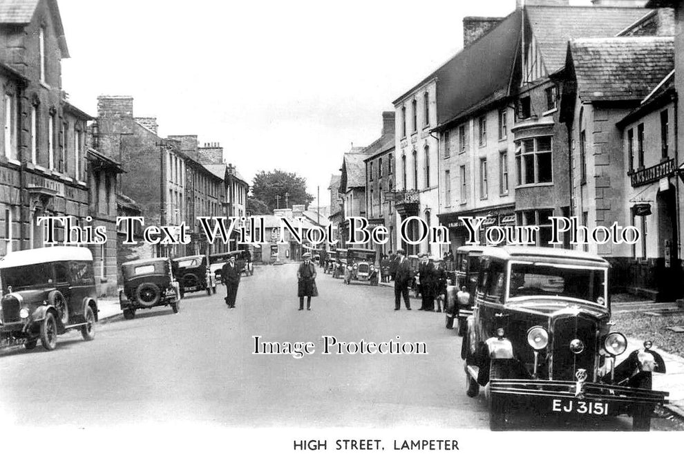 WL 2240 - High Street, Lampeter, Wales – JB Archive