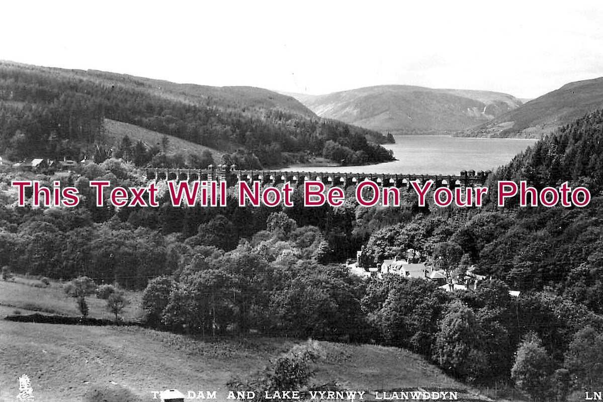 WL 3059 - The Dam & Lake, Vyrnwy Llanwddyn, Wales – JB Archive