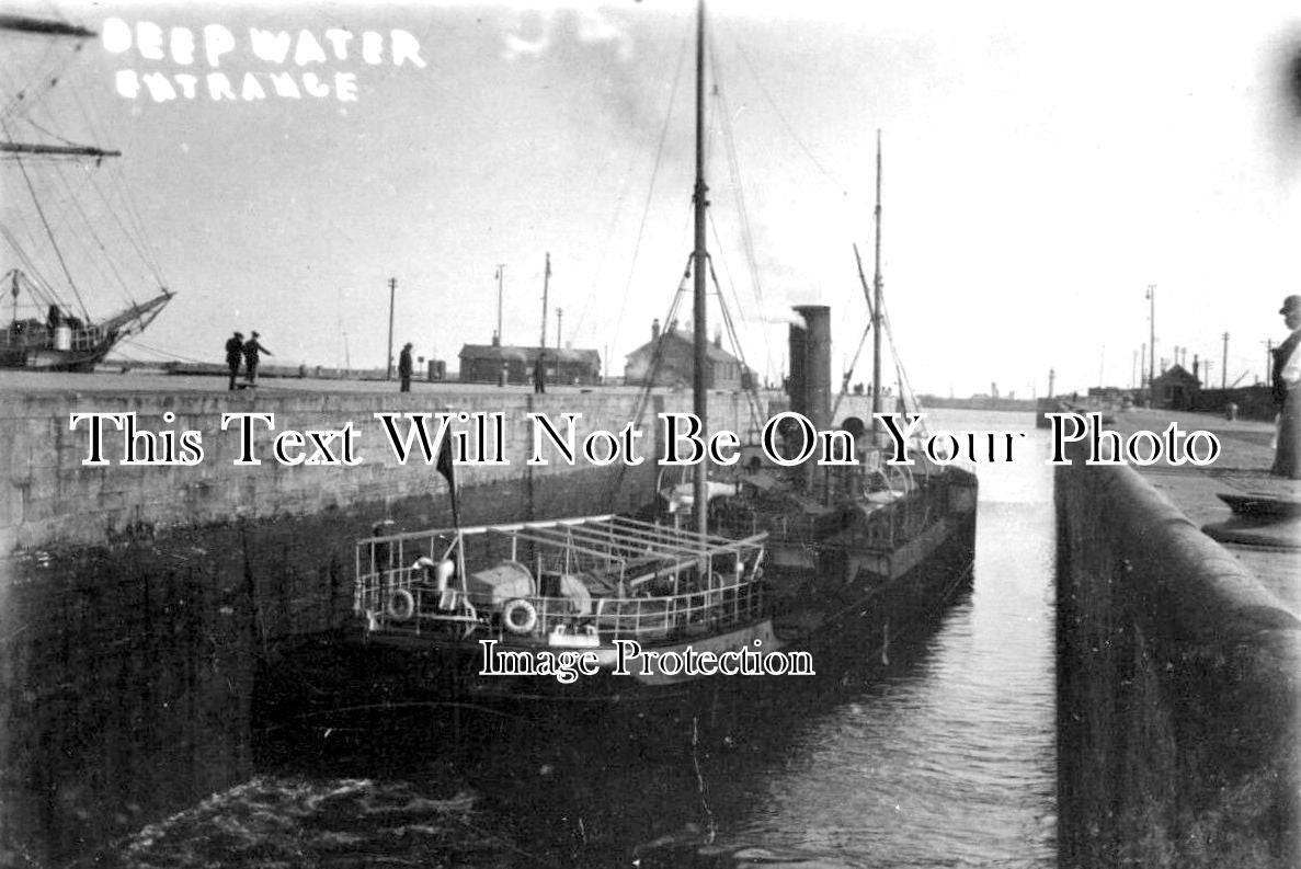 WL 848 - Deep Water Dock Entrance, Barry, Wales – JB Archive