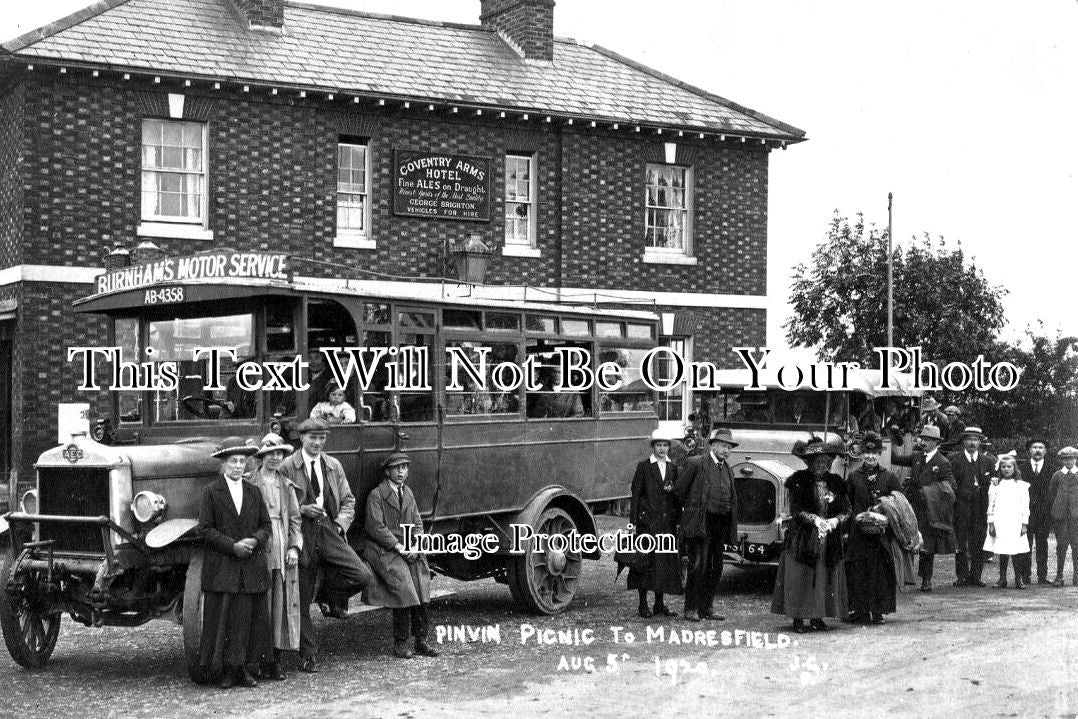 WO 1376 - Pinvin Picnic, Coventry Arms Hotel, Worcestershire 1920 – JB ...