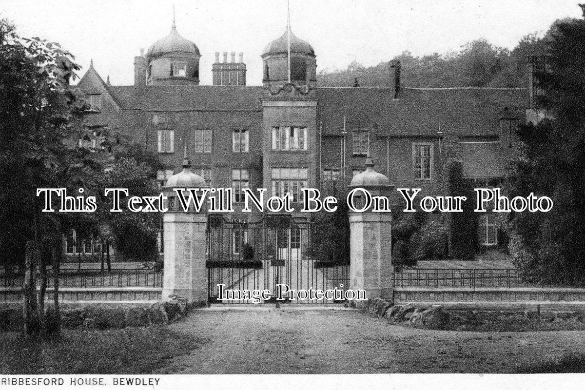 WO 291 - Ribbesford House, Bewdley, Worcestershire c1938 – JB Archive