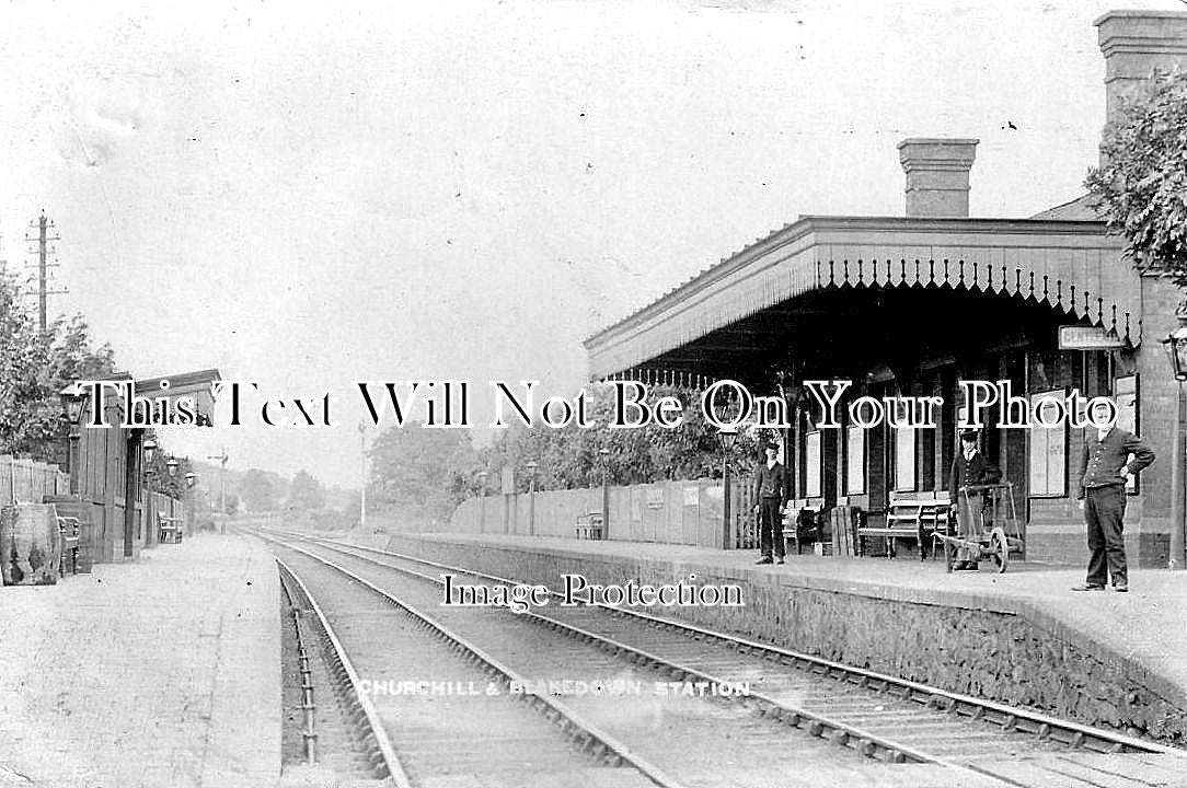 WO 46 - Churchill & Blakedown Railway Station, Worcestershire c1906 ...